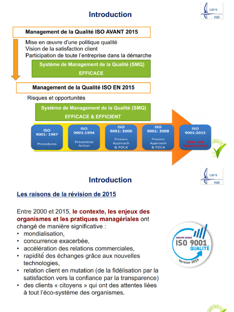 Système de Management de La Qualité _ Norme Iso 9001_2015 | PDF