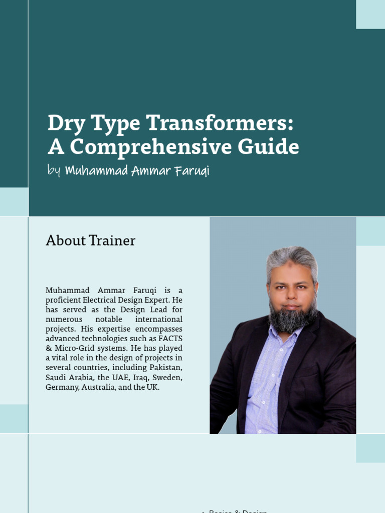 Dry Type Transformers - A Comprehensive Guide | PDF | Transformer ...