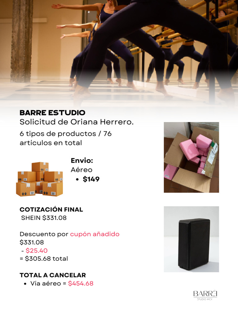 Barre Studio X Tados | PDF