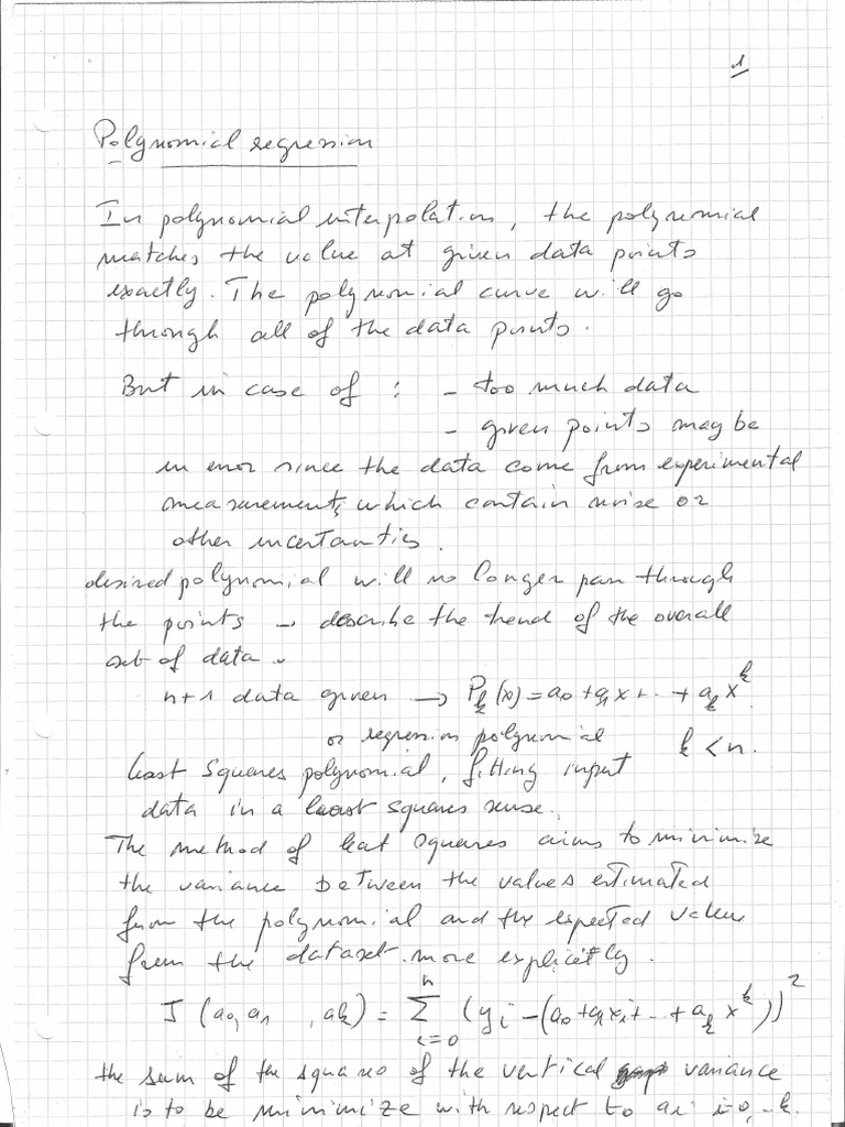 Polynomial Regression | PDF