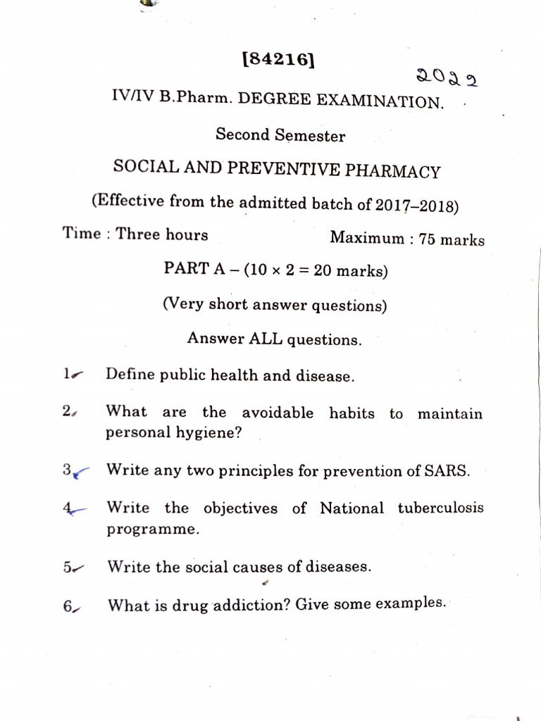 B.Pharm 2nd Sem Exam Question Papers | PDF | Pharmacovigilance ...