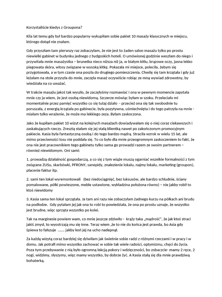 Przykładowa mowa perswazyjna | PDF