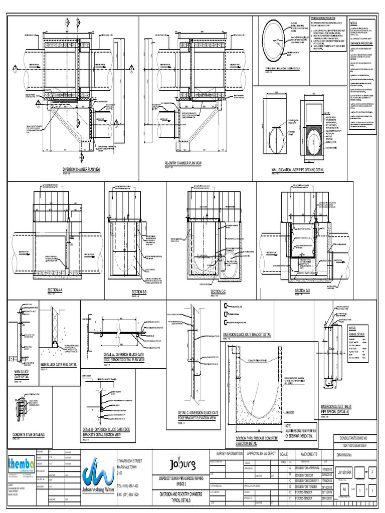 JW13518RR-DRAWINGS-sluice 3 | PDF | Concrete | Pipe (Fluid Conveyance)