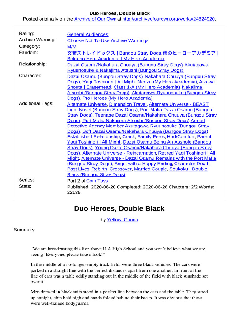 Duo Heroes Double Black | PDF