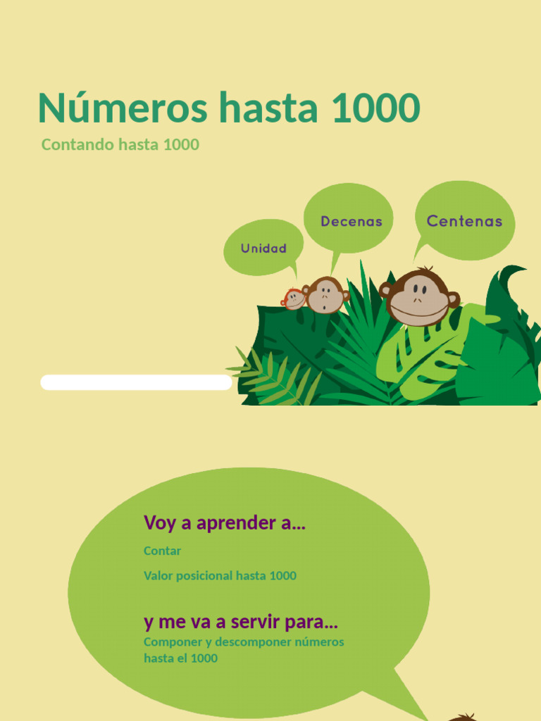 Comparto 'Contando Números Hasta El 1000' Con Usted | PDF