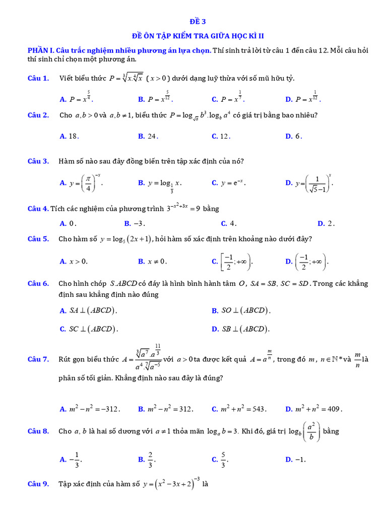 ÔN-GK2-SỐ-3 | PDF