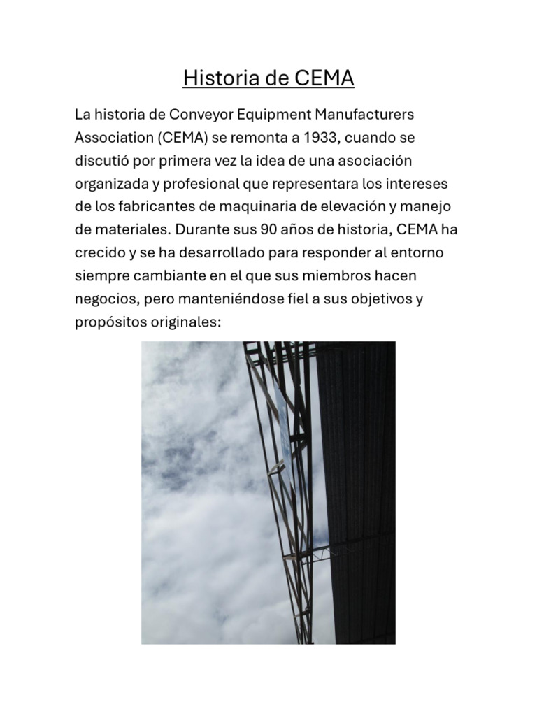 Historia de CEMA | PDF