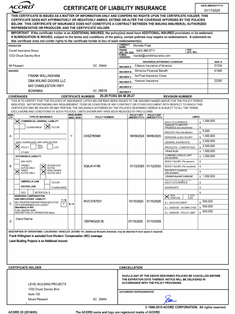 Acord Forms | PDF