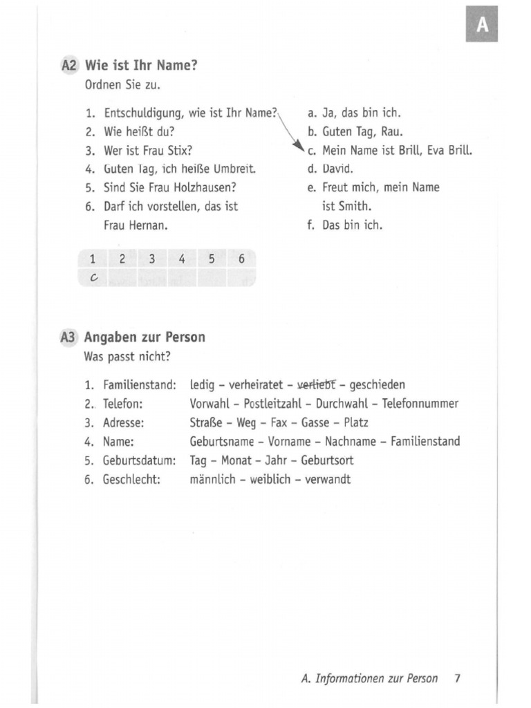 Angabe Zur Person | PDF