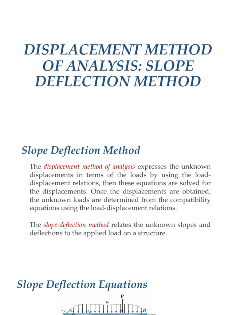 10 Slope Deflection Equation | PDF | Earthquake Engineering ...
