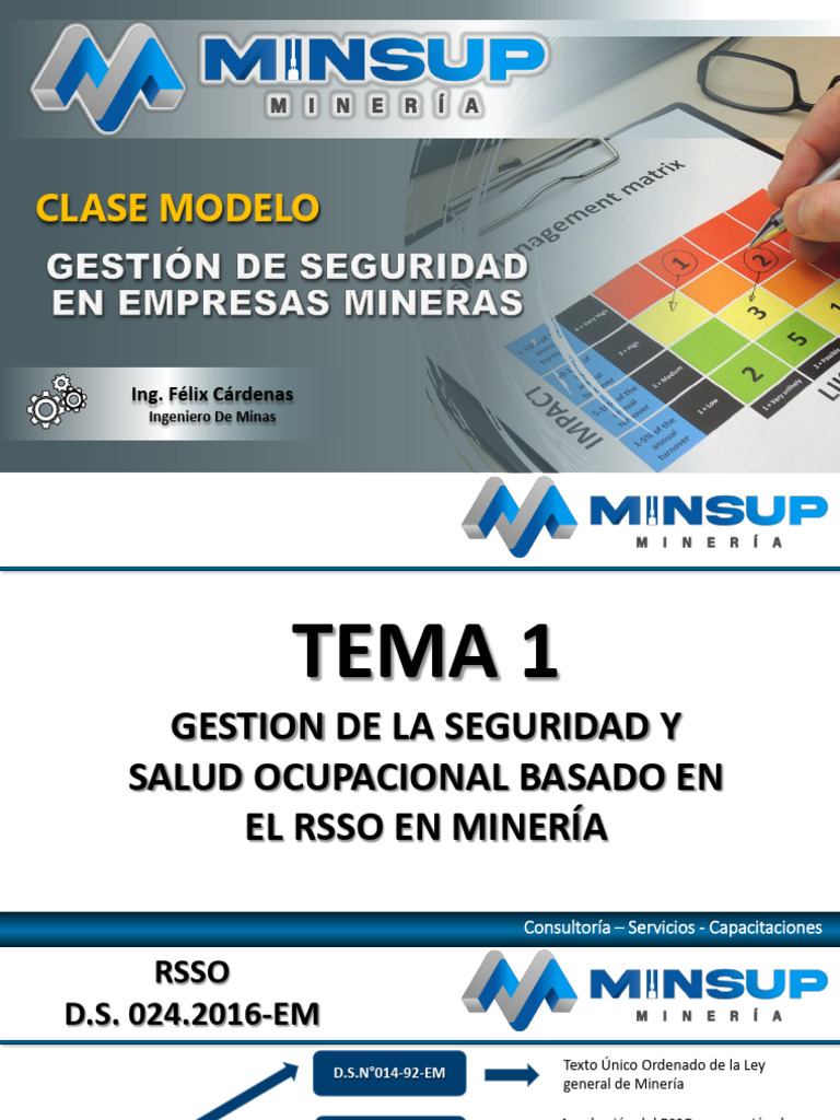MINT PPT Seguridad Minera-211108-173936 | PDF | Seguridad y salud ocupacional