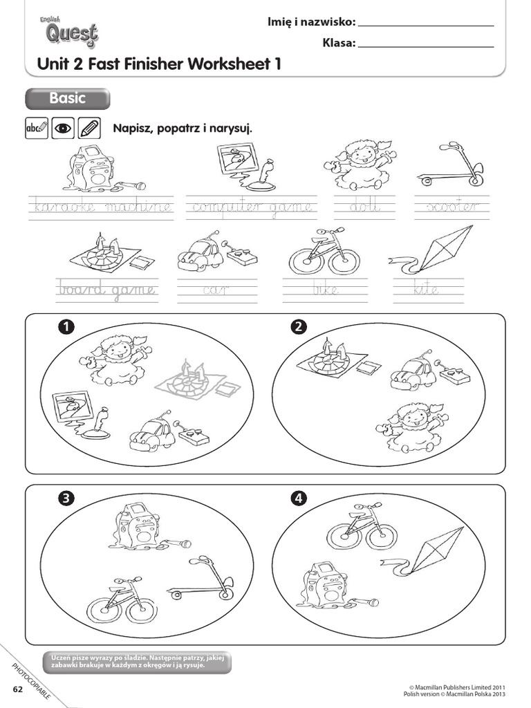 Unit 2 Fast Finisher Worksheet 1 Basic EQ2 TRF | PDF