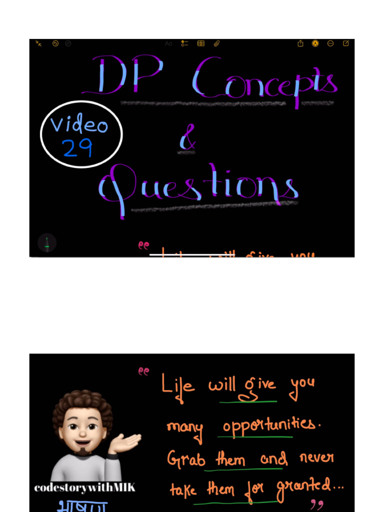 DP Concepts & Qns - DP On Grid - Part I | PDF