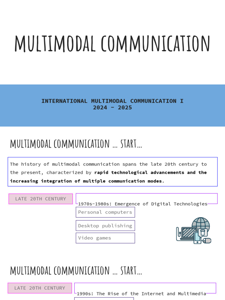 Multimodal Communication | PDF | Communication | Social Media