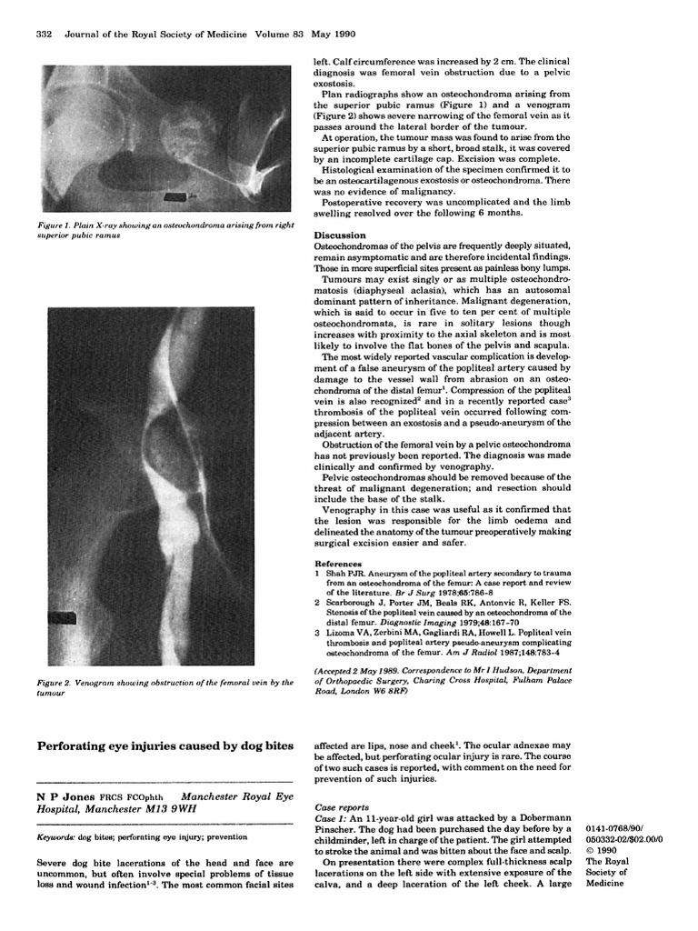 Jones 1990 Perforating Eye Injuries Caused by Dog Bites | PDF ...