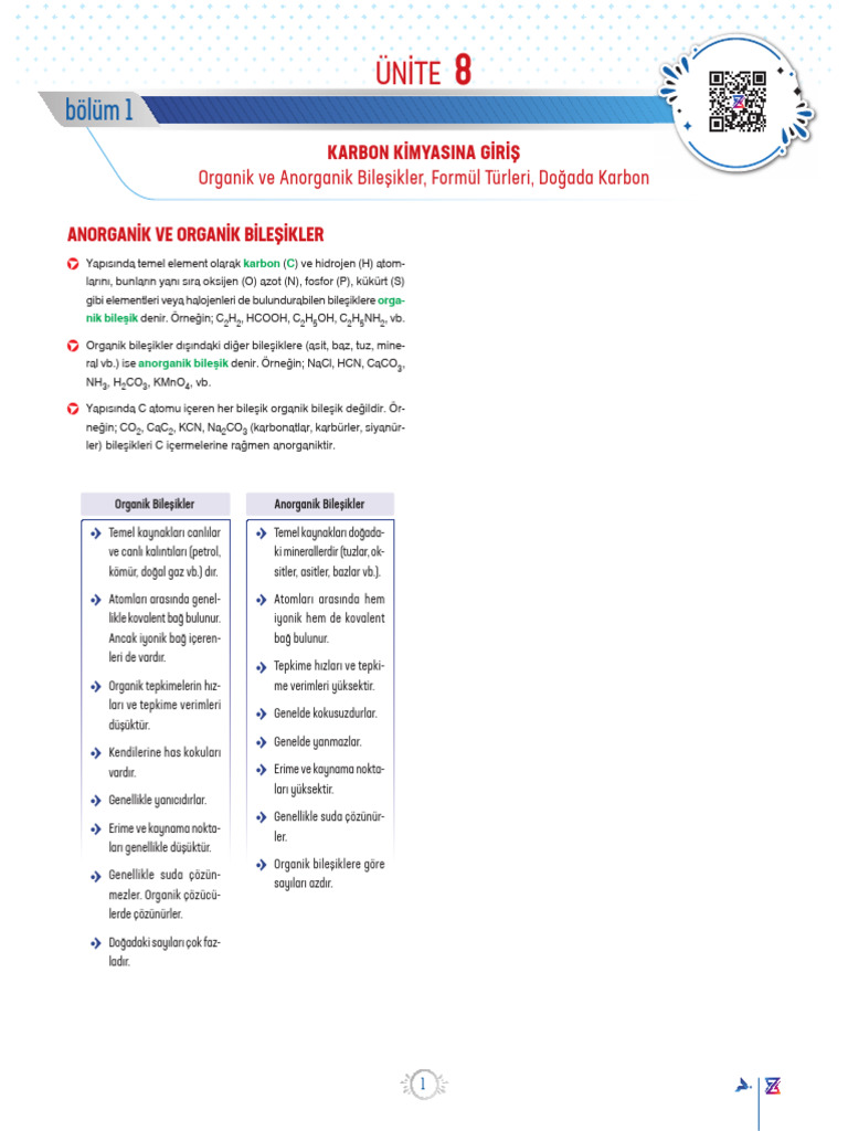 12.sinif-kimya-1.donem-2.yazili-genel-tekrar | PDF
