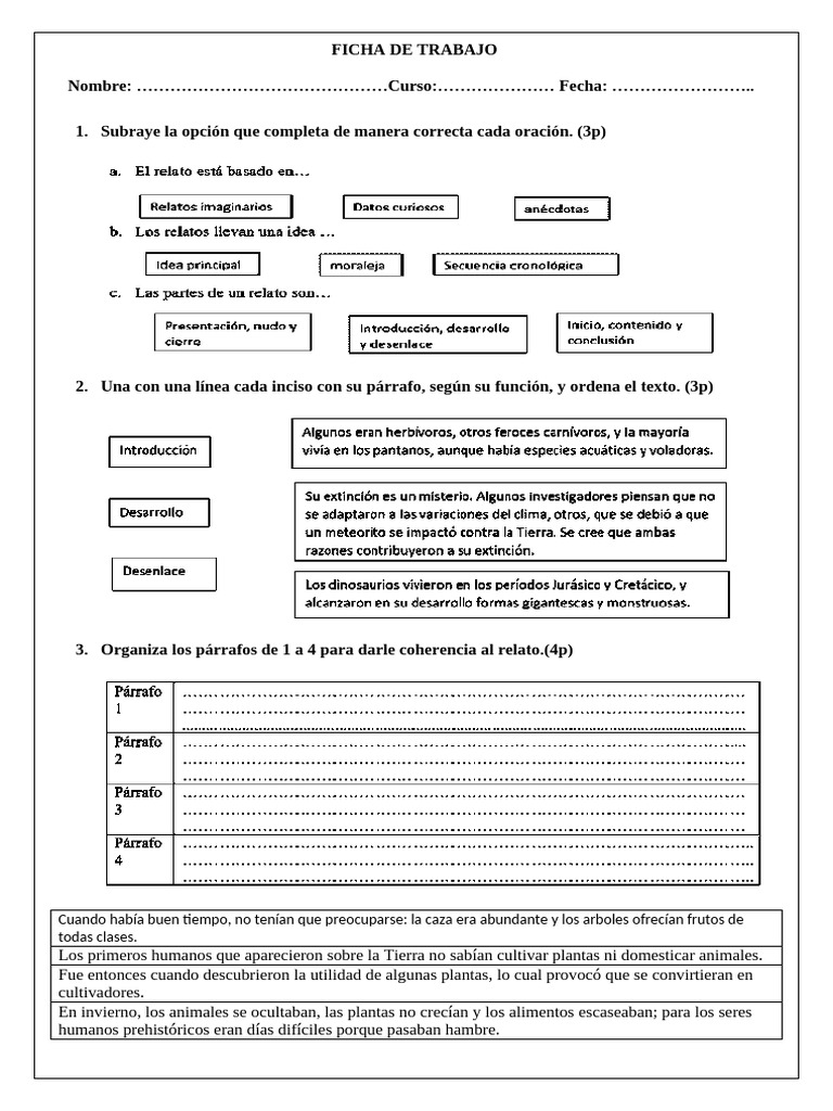 Ficha de Trabajo 7 | PDF