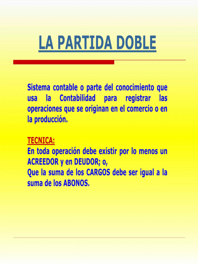 Partida Doble | PDF