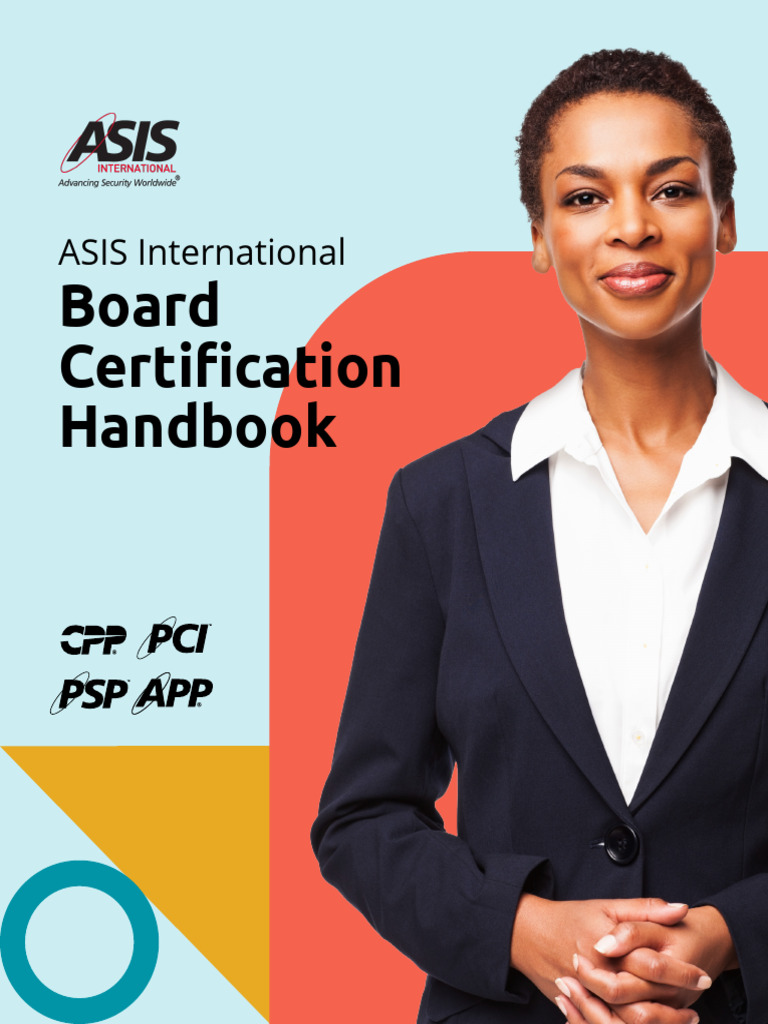 Certification Handbook Final. Asis | PDF | Risk | Risk Management