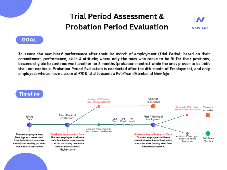 Trial and Probation Period Evaluation Guide | PDF