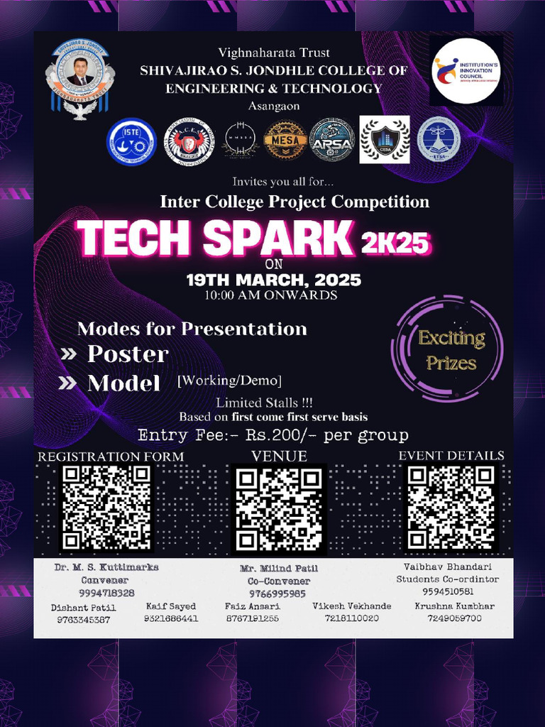 SSJCET Inter College Project Competition | PDF