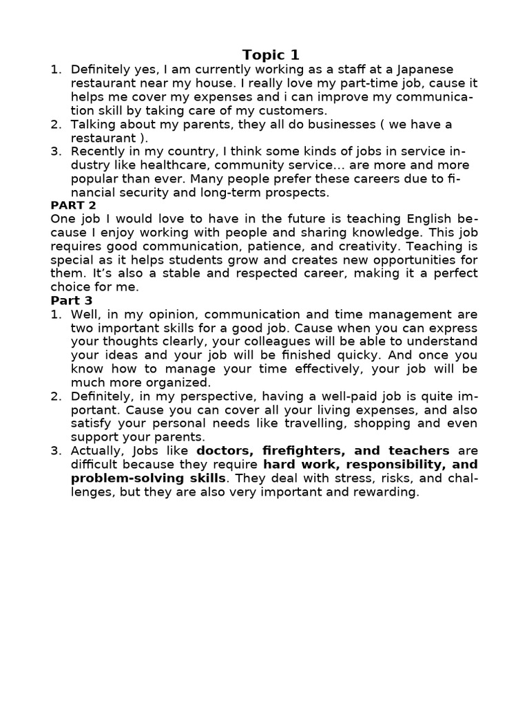 Speaking TACB3 | PDF