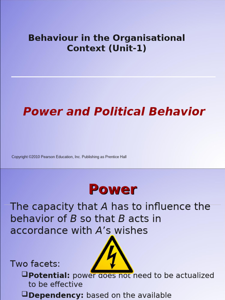 BOC Power&Politics | PDF | Power (Social And Political) | Leadership