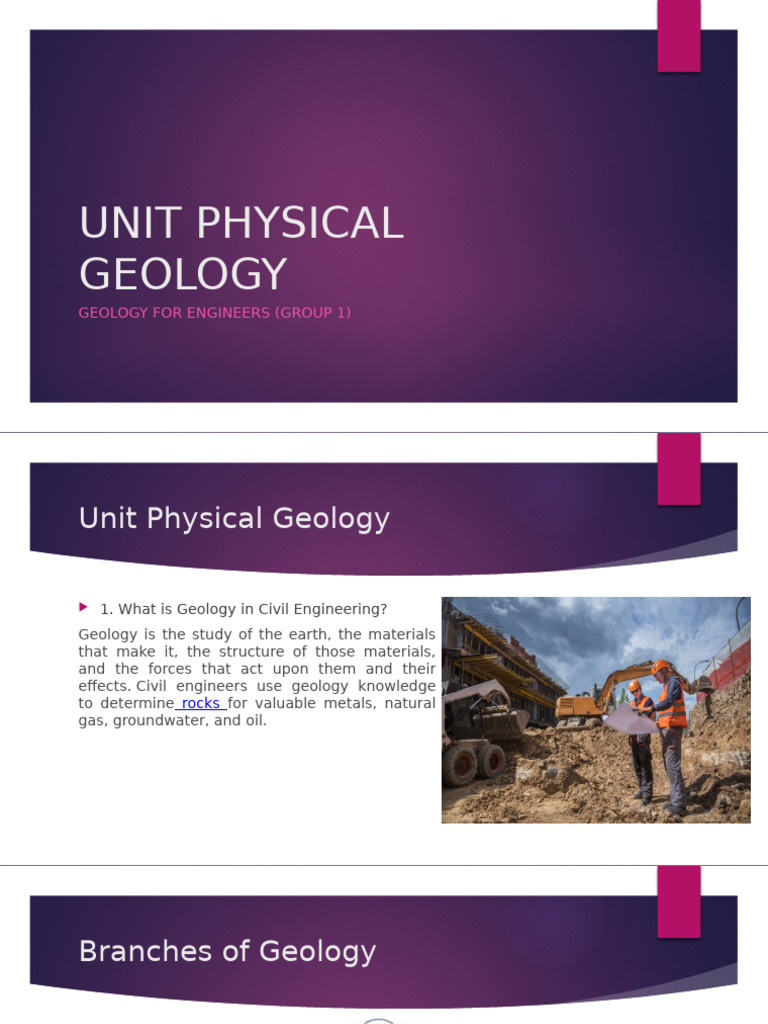 Group 1 Geology Report | PDF