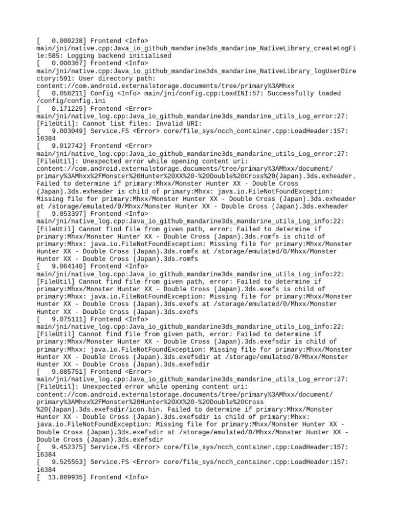Mandarine Log | PDF | System Software | Computer Architecture