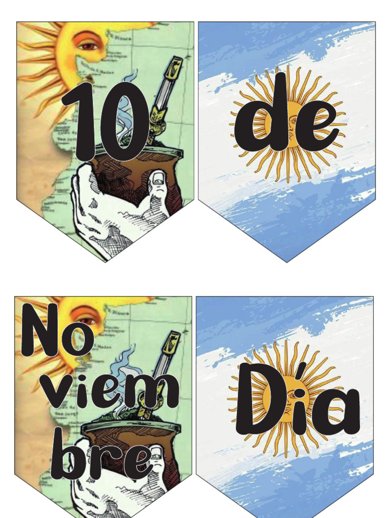 Dia de La Tradicion Banderin | PDF