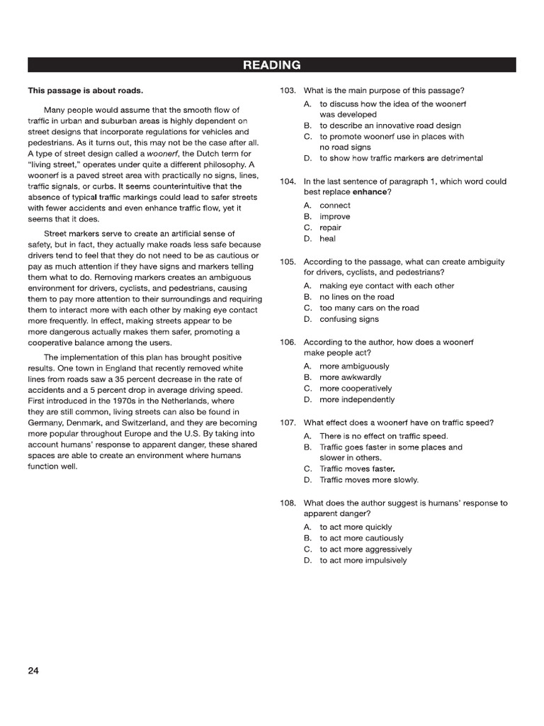 Reading Part ECPE Exam | PDF