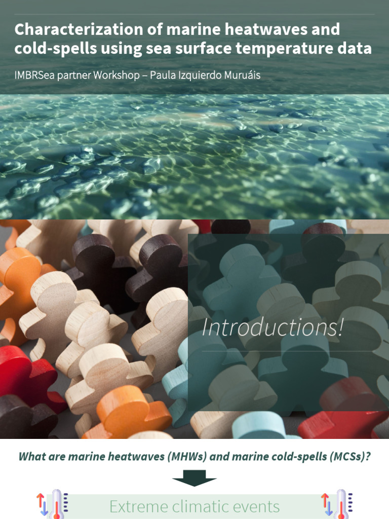 Marine Heatwaves and Cold-Spells Analysis | PDF | Heat Wave | Aquatic ...