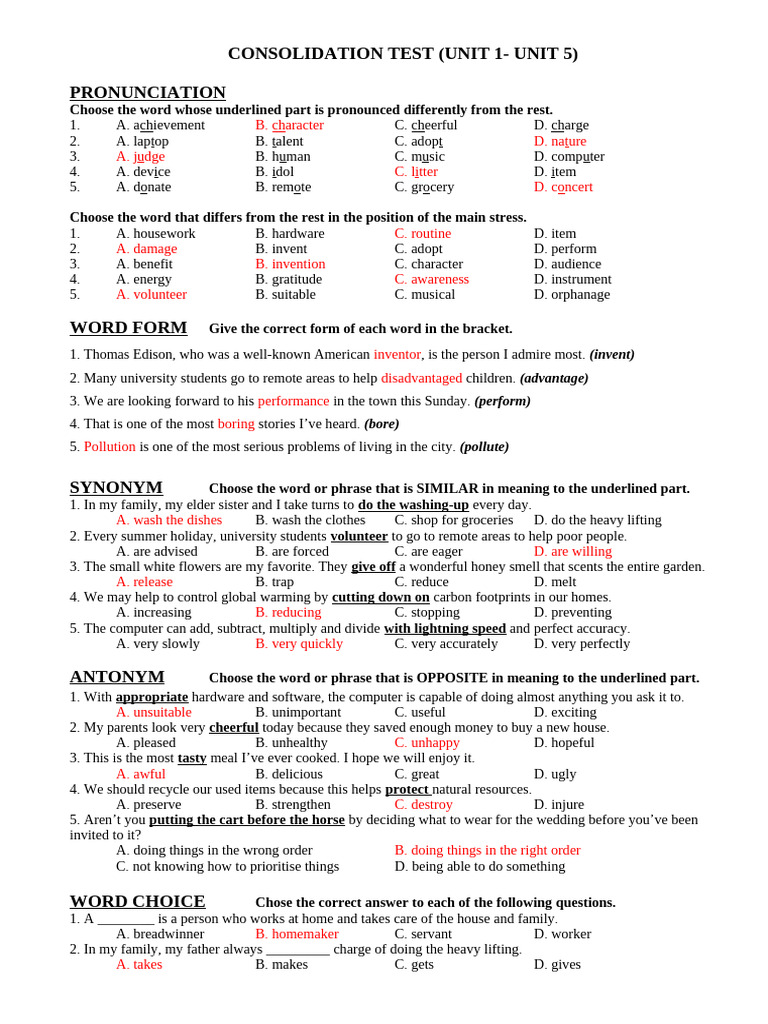 Answer-END-TERM 1 CONSOLIDATION | PDF