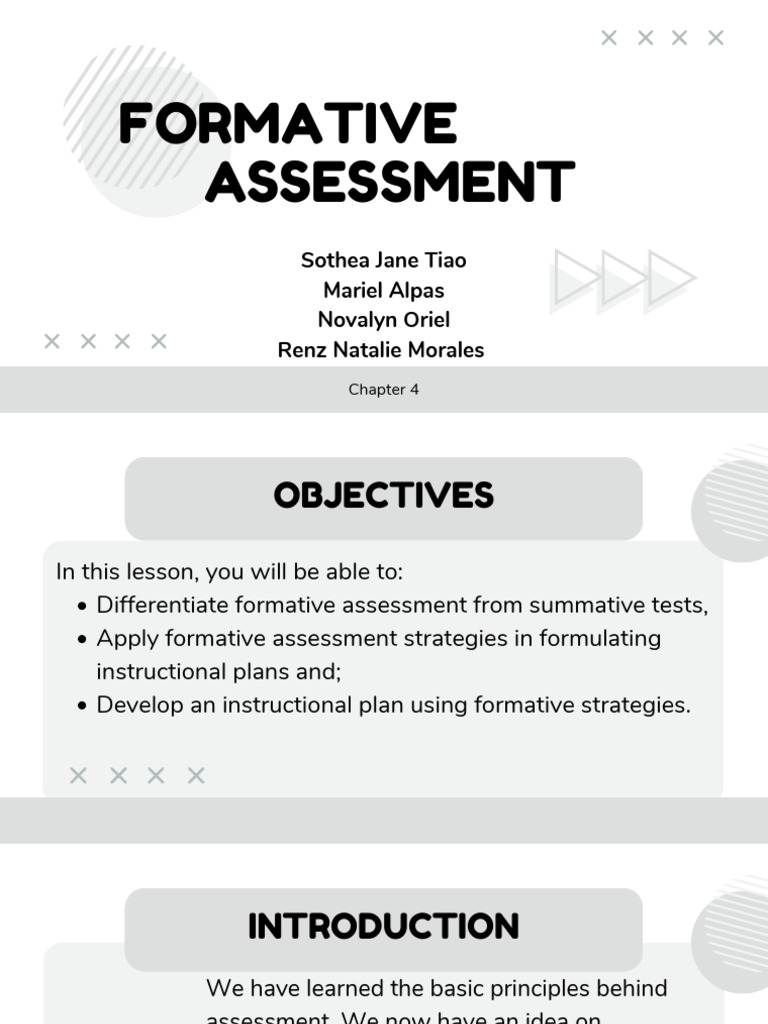 Formative-Assessment TIAO | PDF | Educational Assessment | Learning