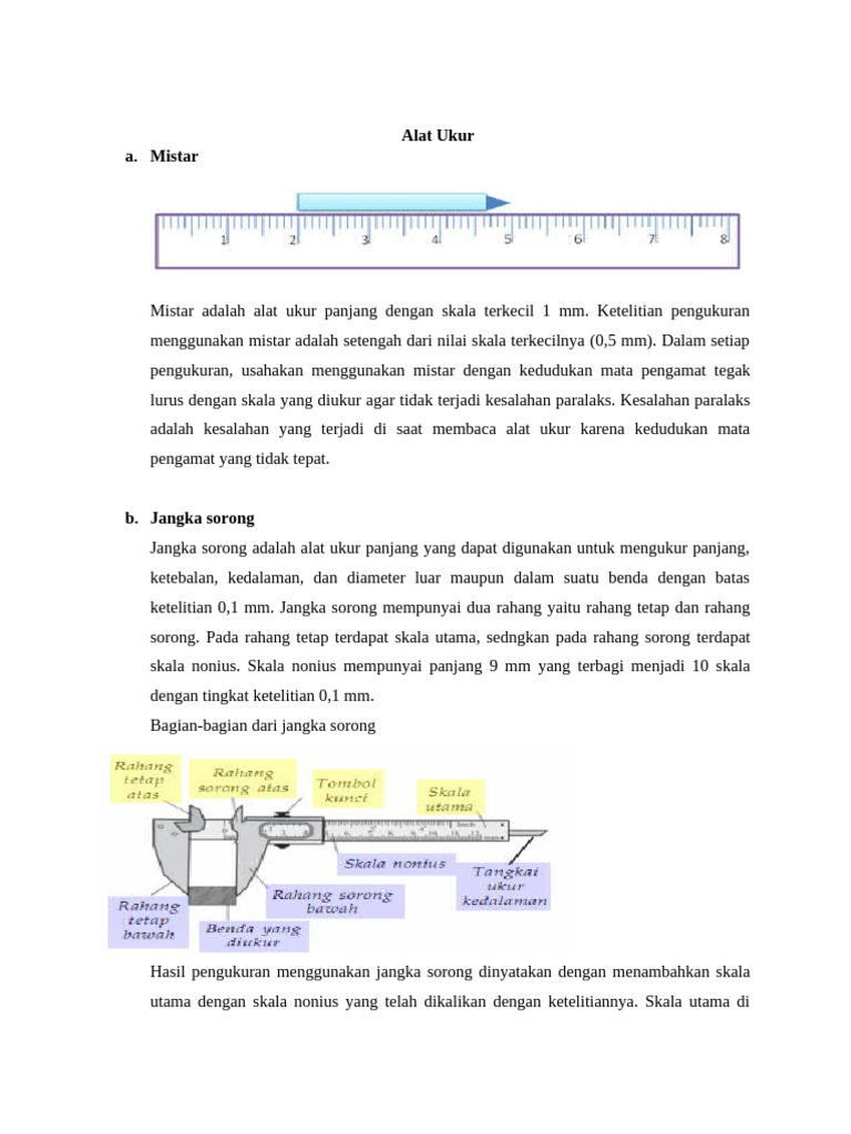 Alat Ukur | PDF