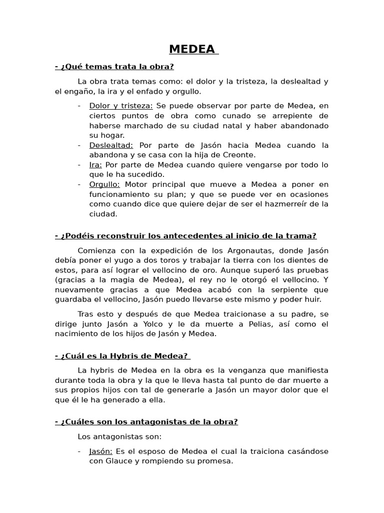 Medea | PDF