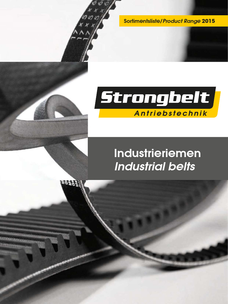 STRONGBELT - Catalogo Correas Industriales | PDF