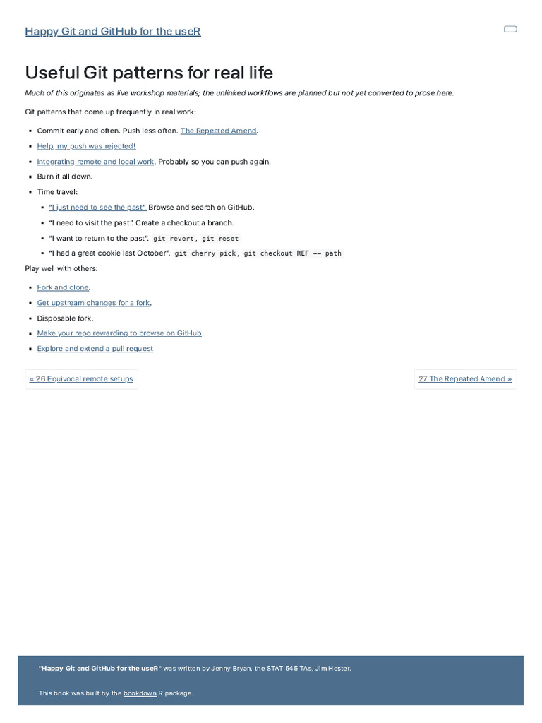 Workflows Intro GitHub | PDF