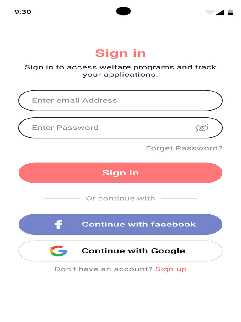 Sign in Screen 1 | PDF