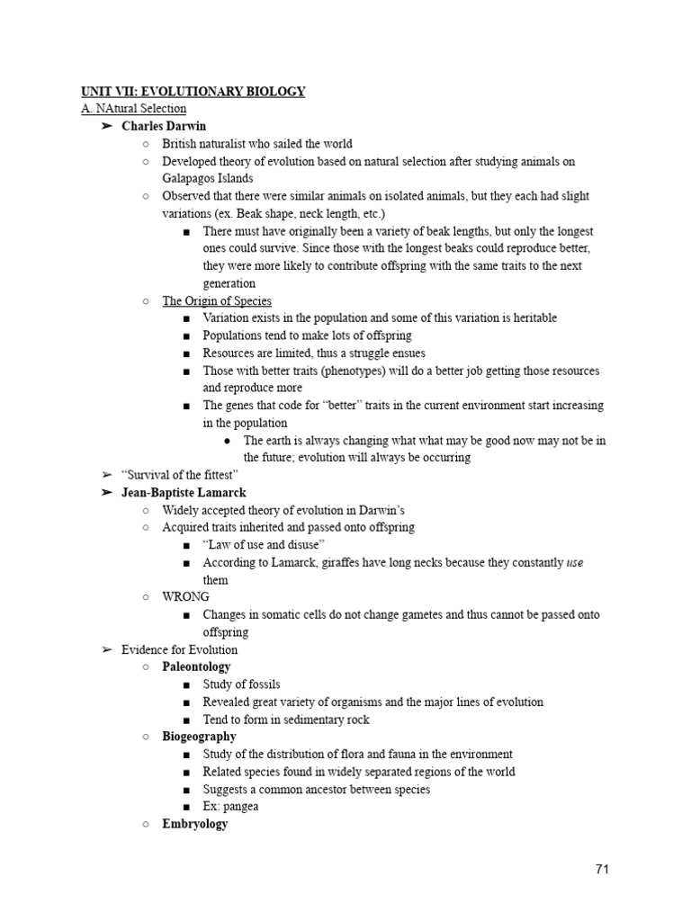 AP Bio Review | PDF | Evolution | Reproduction