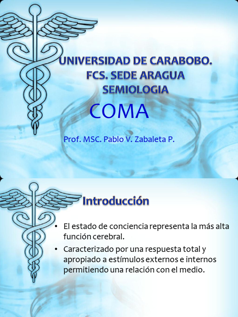 Coma 10 5 2011 | PDF | Cerebro | Coma