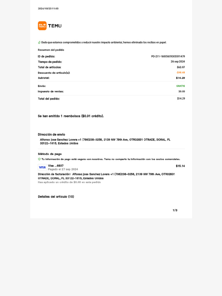 Temu Web Document | PDF