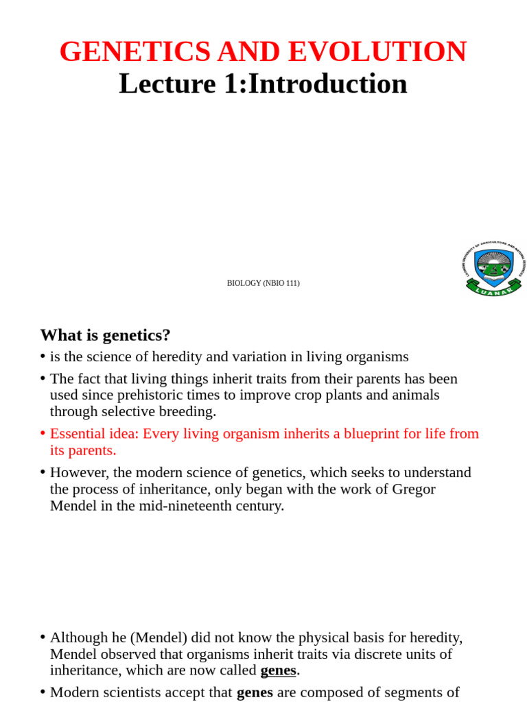 Genetics and DNA Structure Overview | PDF | Dna | Dna Replication