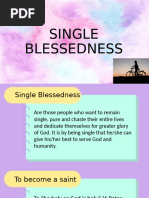 Single Blessedness: A Vocation To Be Present To The Lord | PDF ...