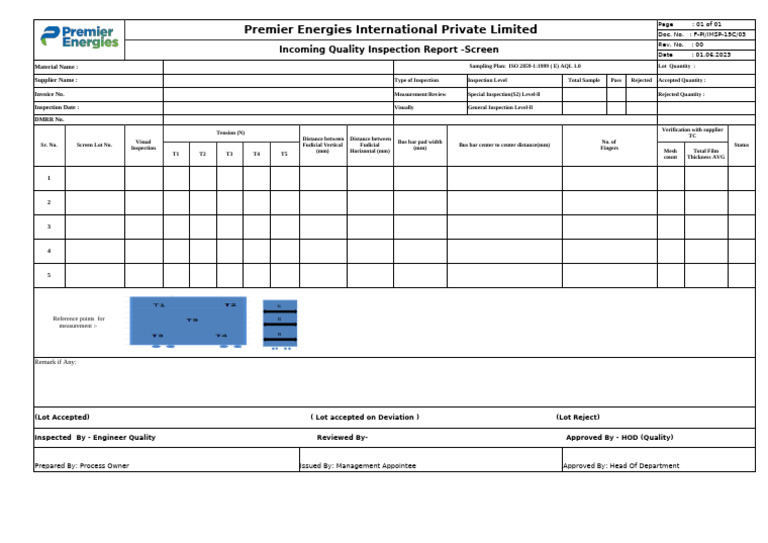 03 Incoming Quality Inspection Report Screen (1) | PDF