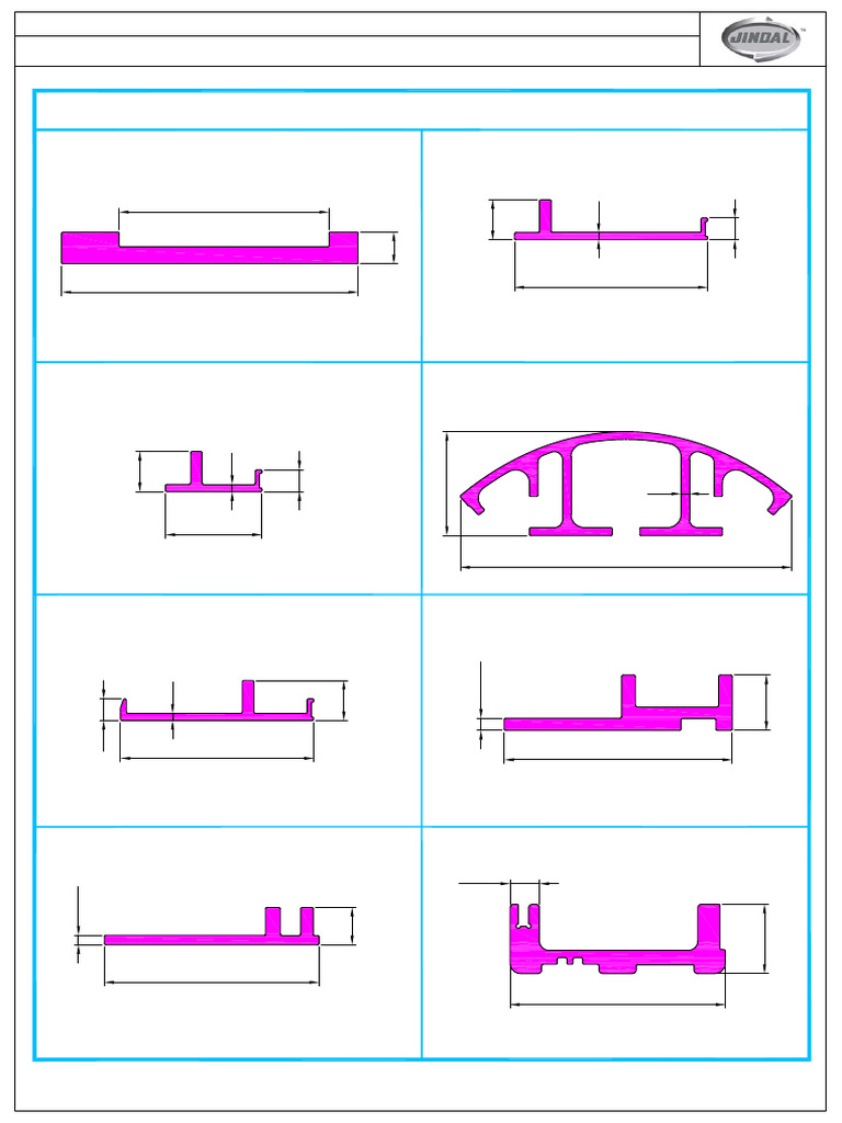 Jindal Aluminium Section Catalogue 2023 | PDF