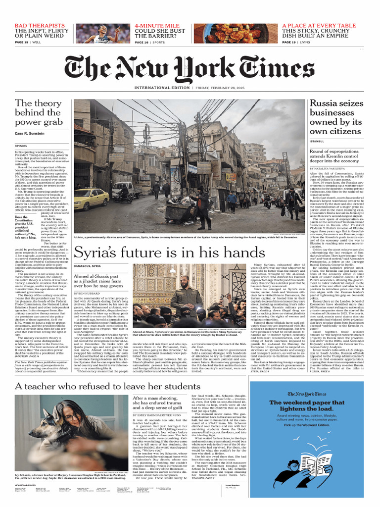 NYT International 2802 | PDF