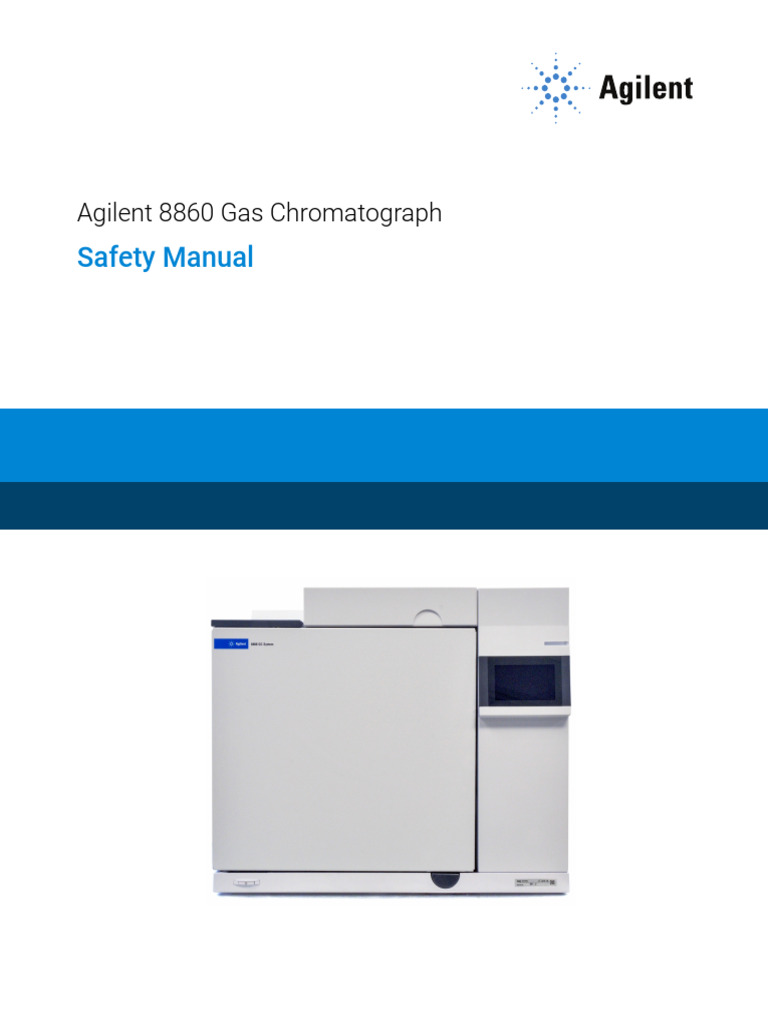 Usermanual GC Safety 8860 g2790 90010 en Agilent | PDF | Gas ...
