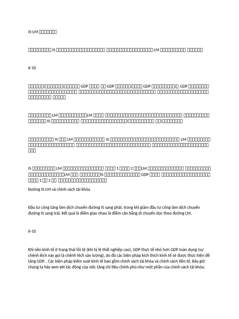 IS-LM | PDF