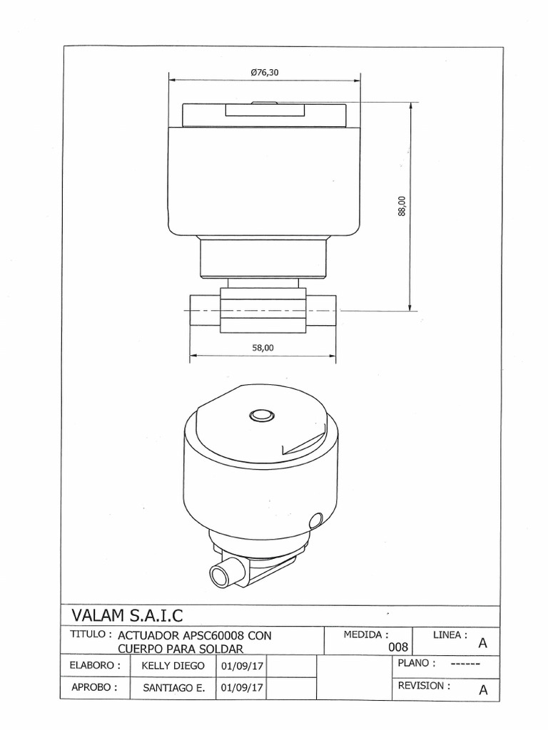 Valam - Actuador Mini | PDF